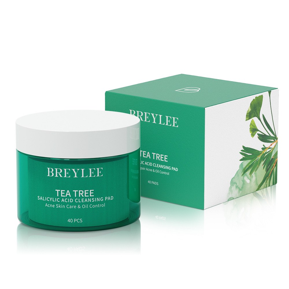BREYLEE Tea Tree Salicylic Acid Cleaning Pads - Cleanser Pad, Kesehatan ...