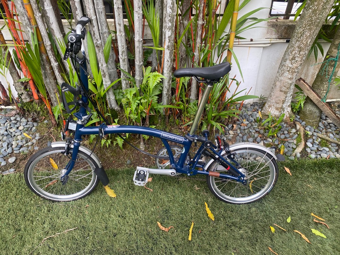 Brompton M6L Tempest Blue (highly sought after colour). Rarely use ...
