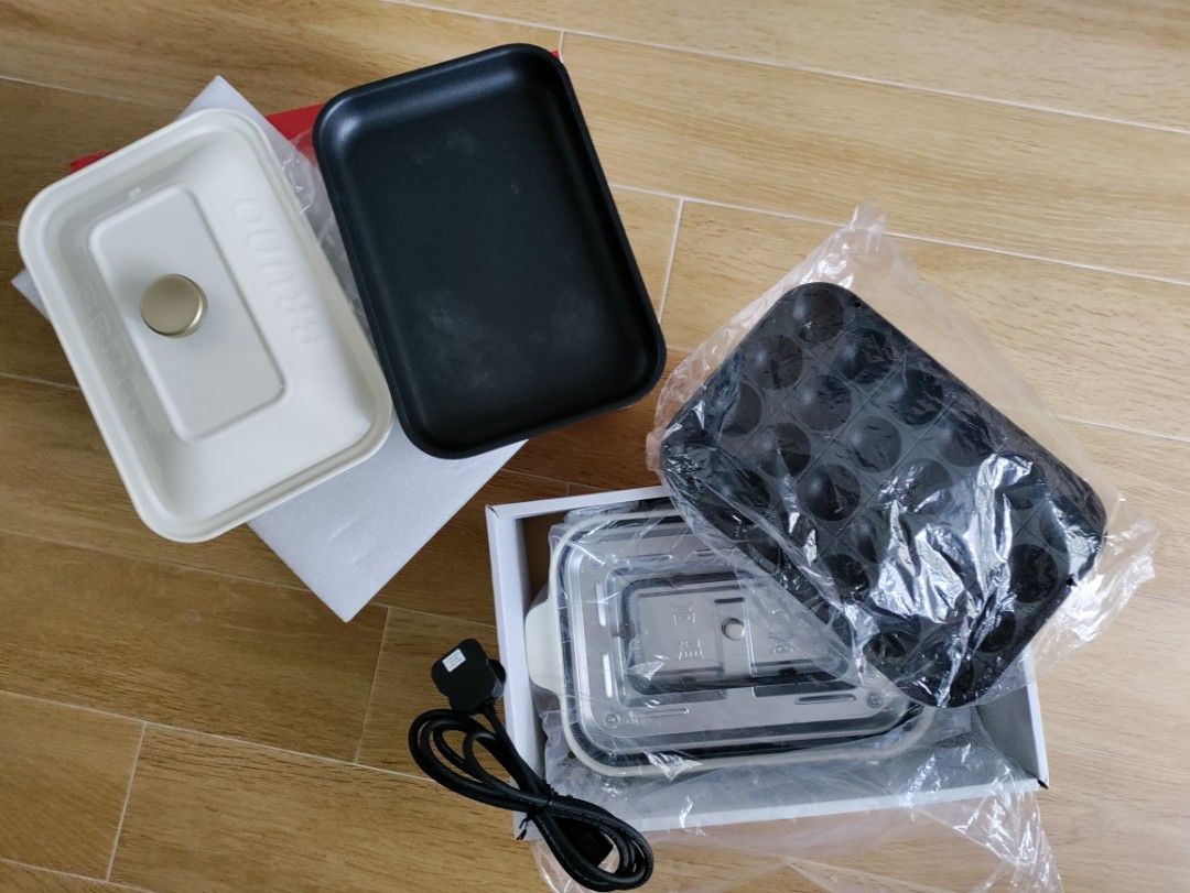 Bruno Compact Hotplate White, Furniture & Home Living, Kitchenware ...