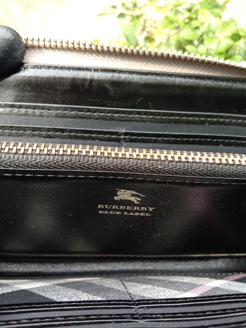 Burberry blue label wallet, Luxury, Bags & Wallets on Carousell