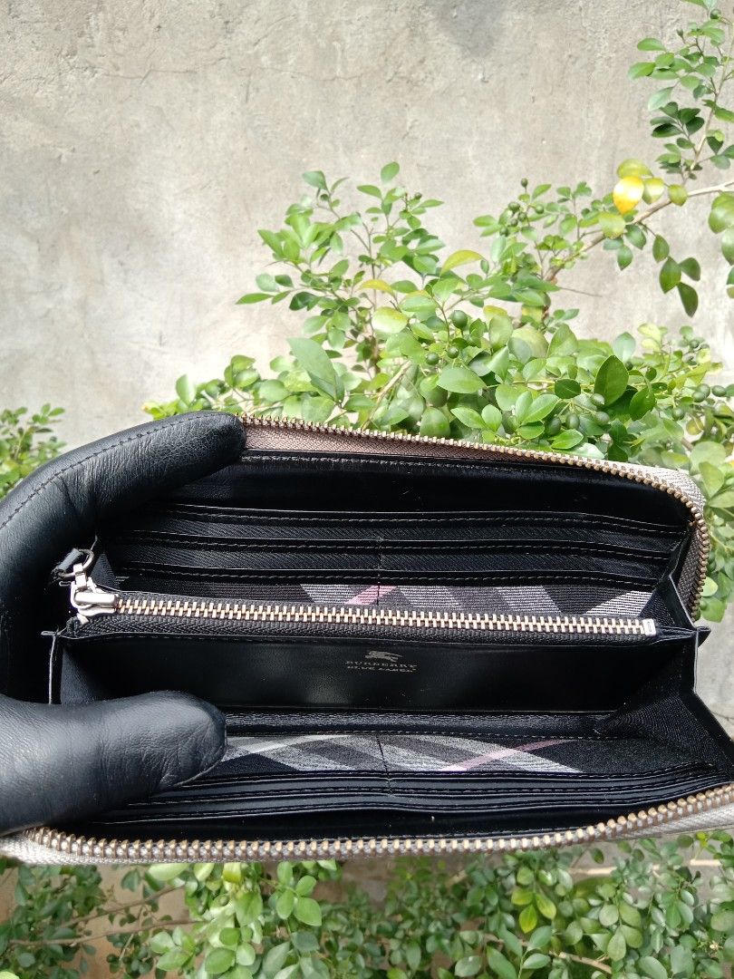 Burberry blue label wallet, Luxury, Bags & Wallets on Carousell