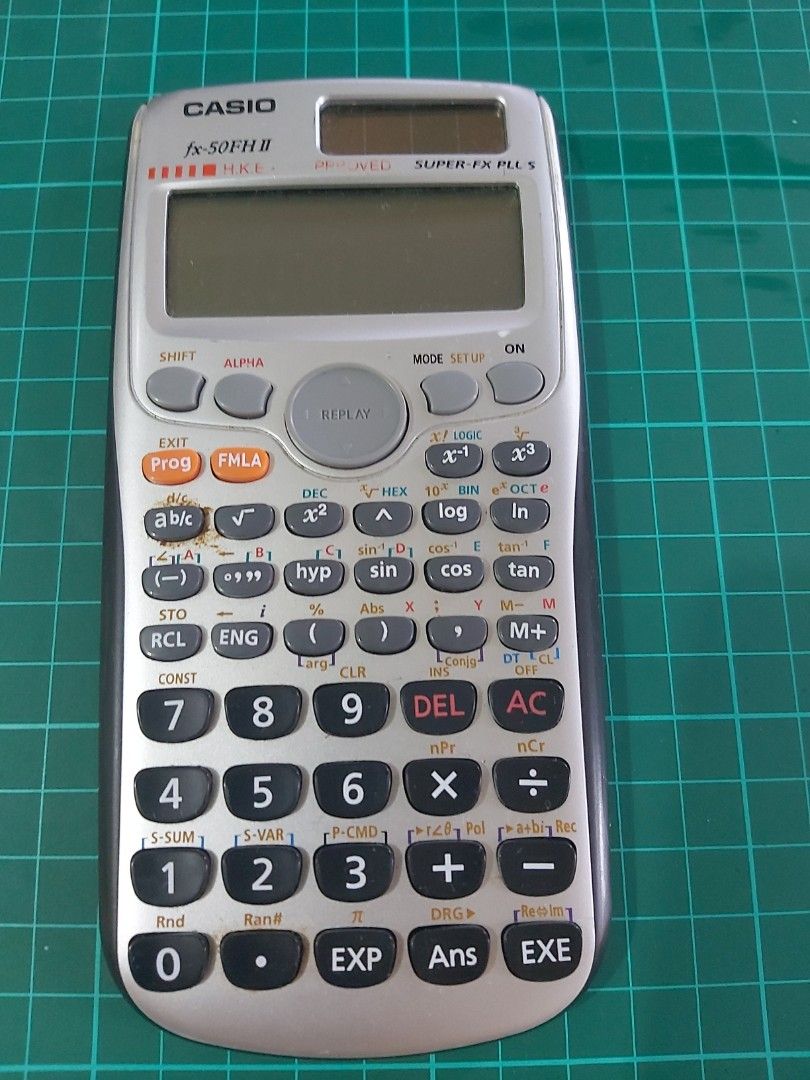 Casio fx-50FH II計數機, 興趣及遊戲, 手作＆自家設計, 文具 - Carousell
