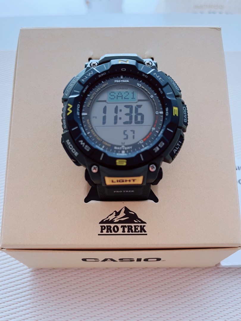 Casio Protrek PRG-340-3D / Outdoor / Watch / Hiking / Trekking ...
