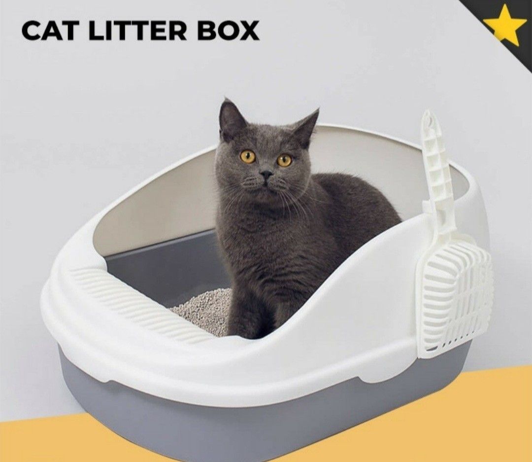 Cat sand box Litter Giant Box SUPER jumbo XLarge Large Medium Size cam ...