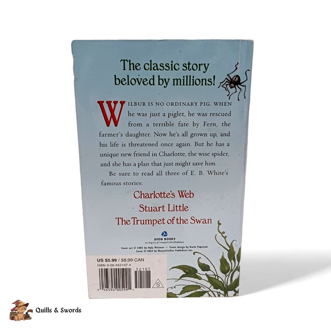 Charlotte's Web by E. B White, Hobbies & Toys, Books & Magazines ...