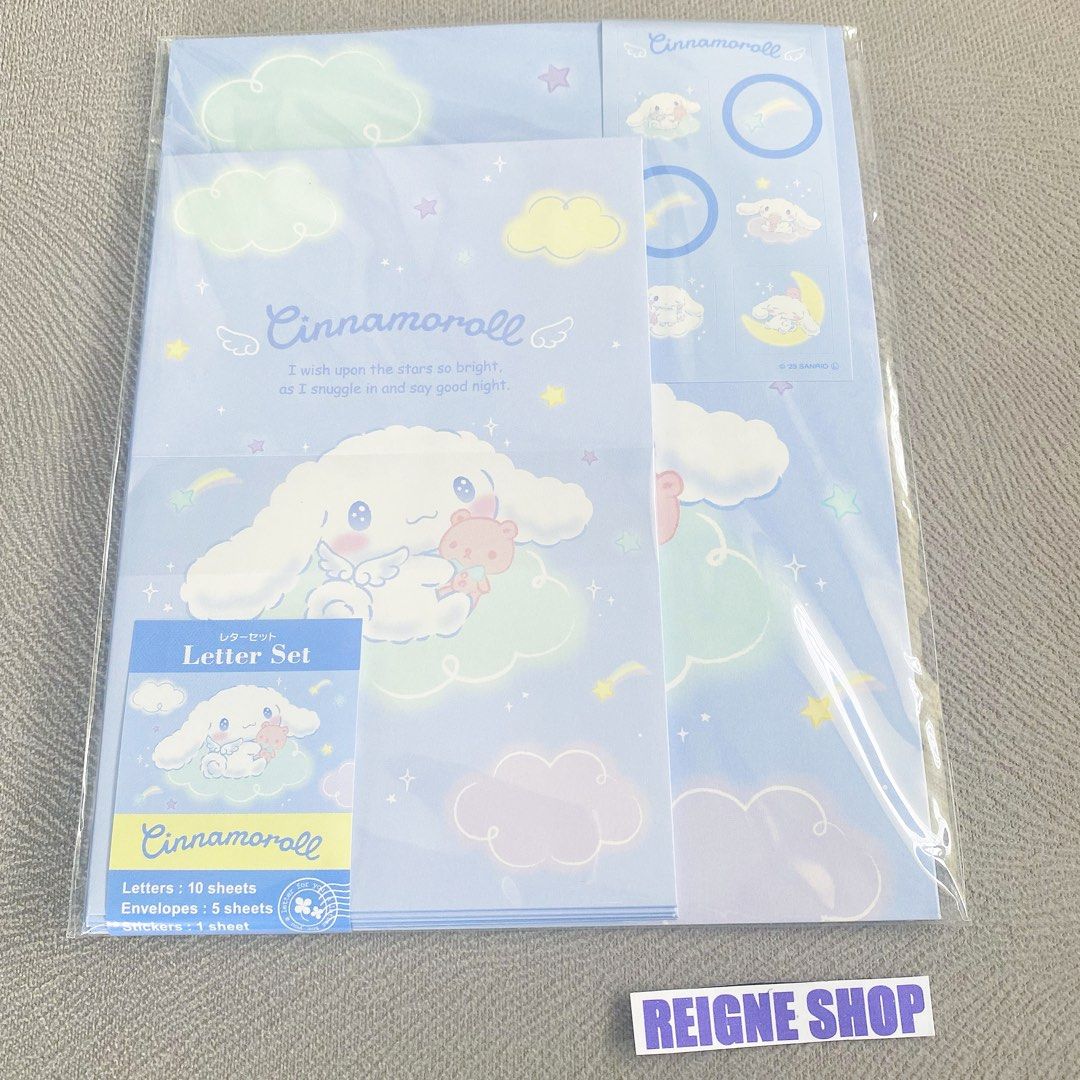 CINNAMOROLL LETTER SET, Hobbies & Toys, Stationary & Craft, Stationery ...