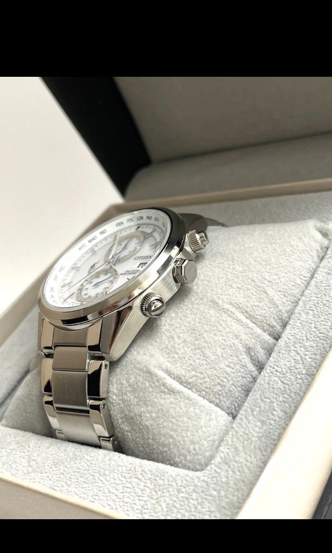 Citizen Watch * Eco-Drive AT8260-85A Radio Controlled Chronograph ...