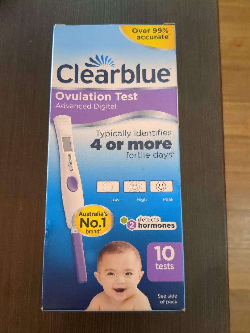 Clearblue Ovulation Test Kit - advanced digital, Health & Nutrition ...