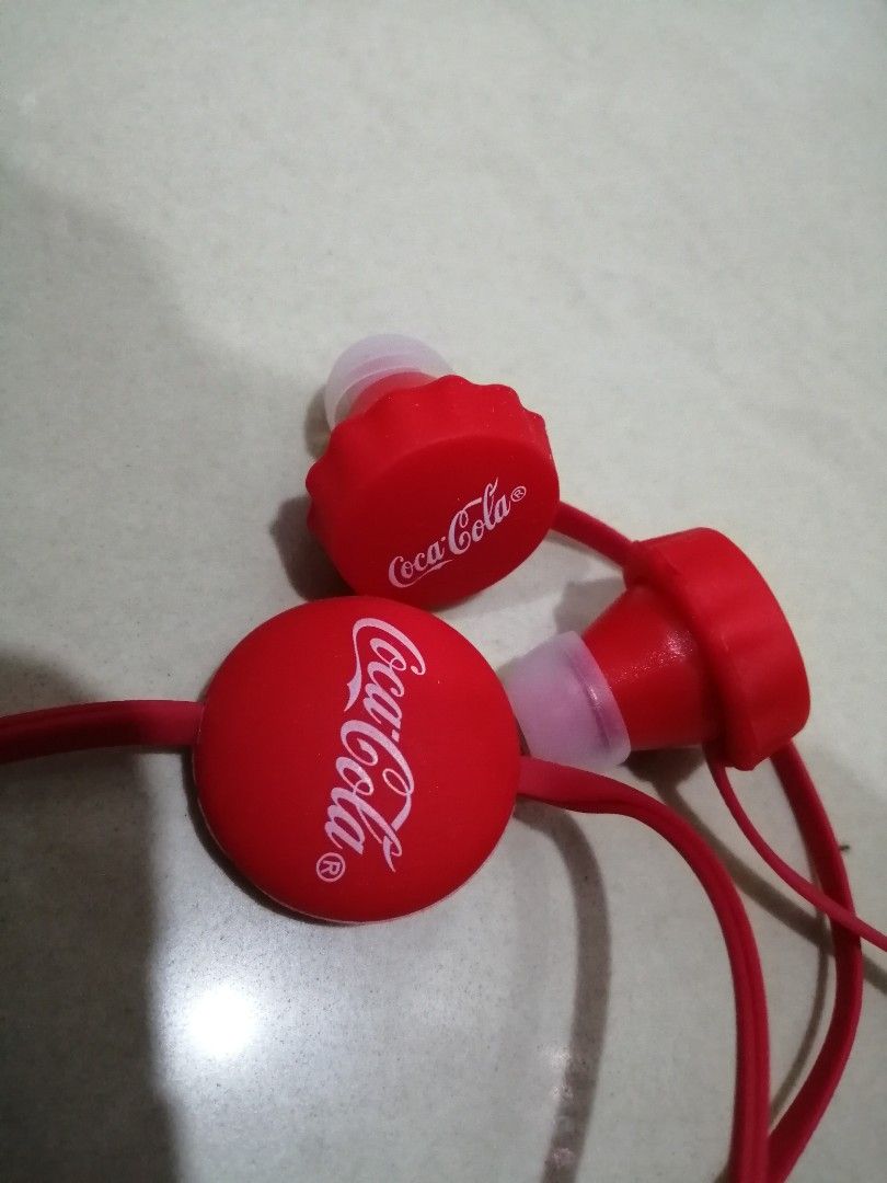 Coca Cola Coke Earphones Earset, Audio, Earphones on Carousell