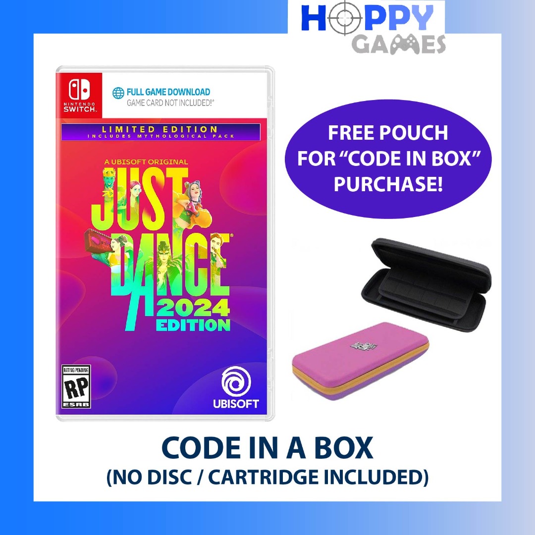 *CODE IN BOX ONLY - READ DESCRIPTION* Just Dance 2024 Nintendo Switch ...