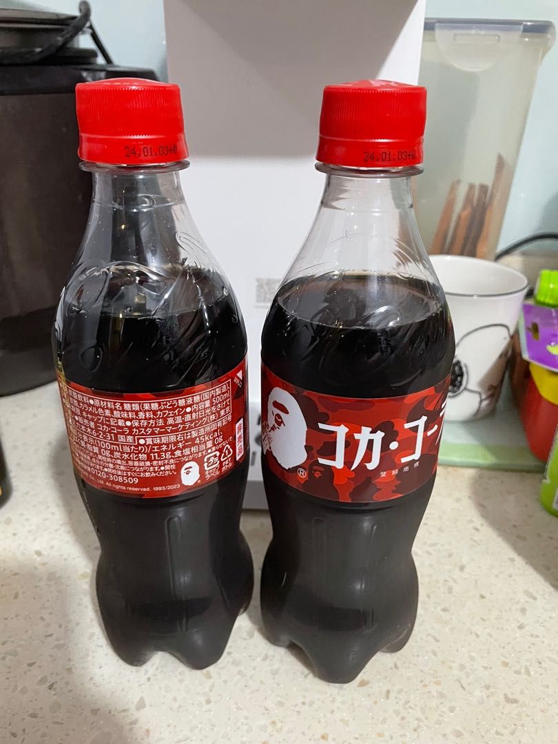 Coke Bape collaboration, Food & Drinks, Beverages on Carousell