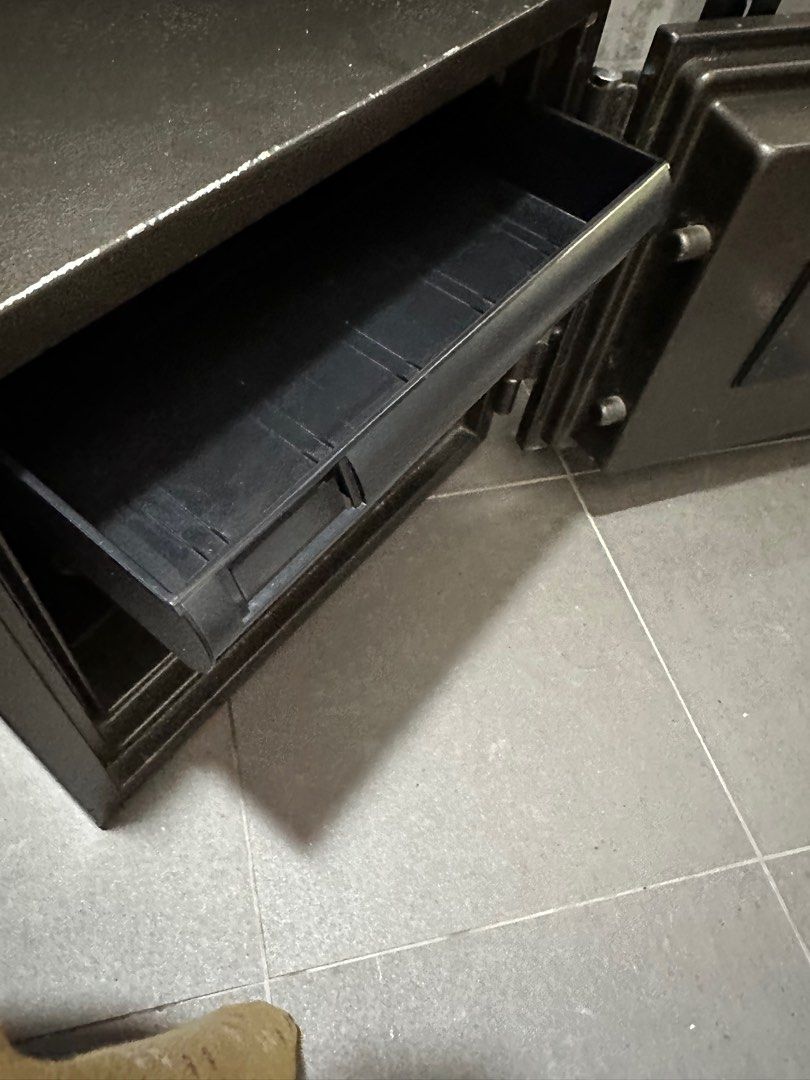 Combinational lock safe with key, Furniture & Home Living, Security ...