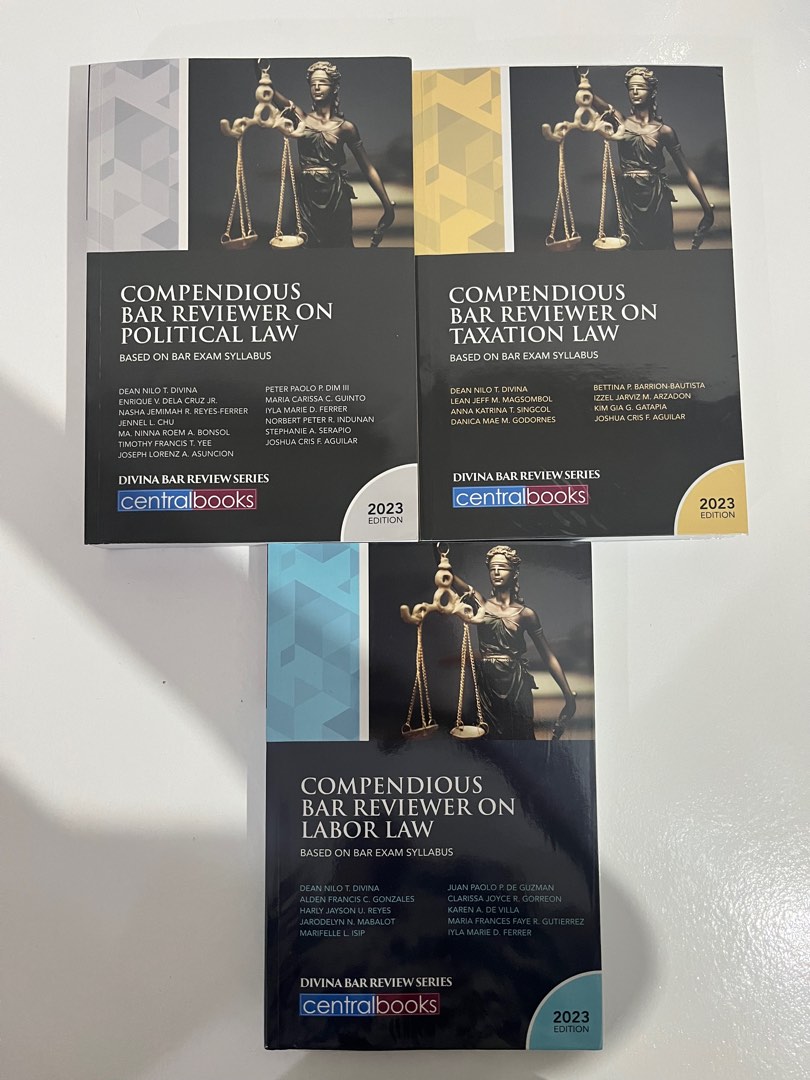 Compendious Bar Reviewer by Divina (2023 ed), Hobbies & Toys, Books ...