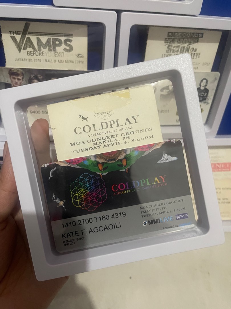 Concert Ticket FRAME, Hobbies & Toys, Stationary & Craft, Craft ...