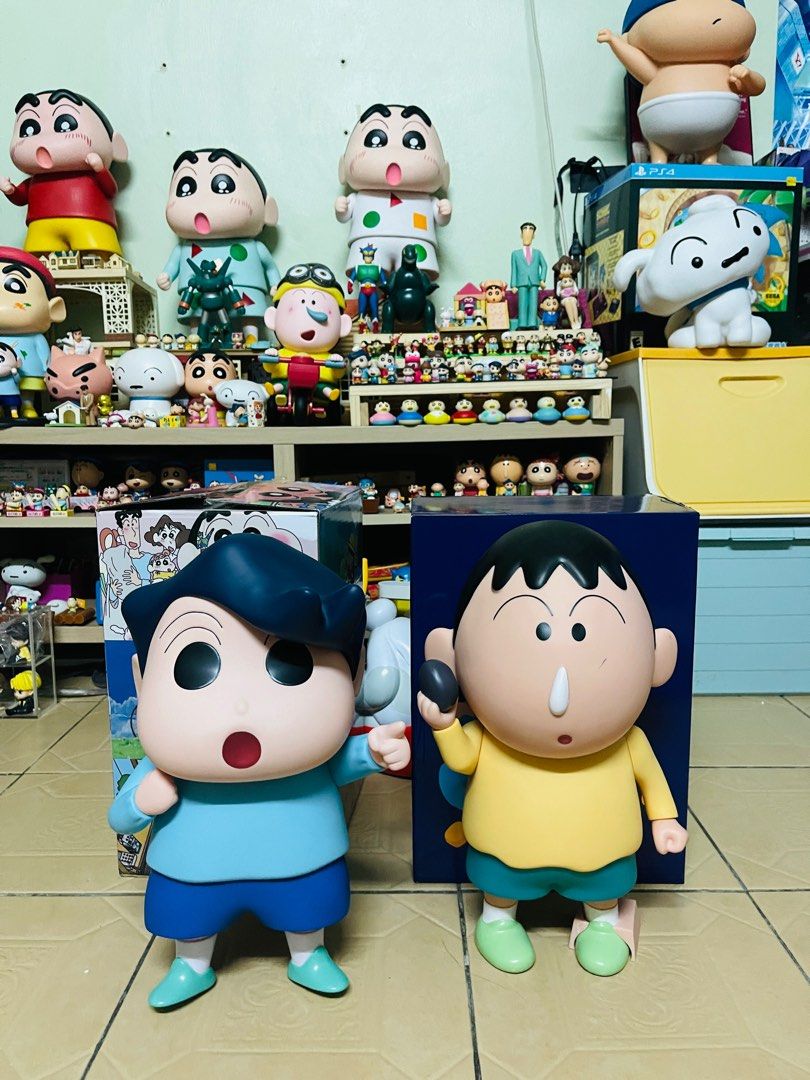 Crayon shin chan oversized boo chan and kazama toru 1:1 scale lifesized, Hobbies & Toys, Toys ...
