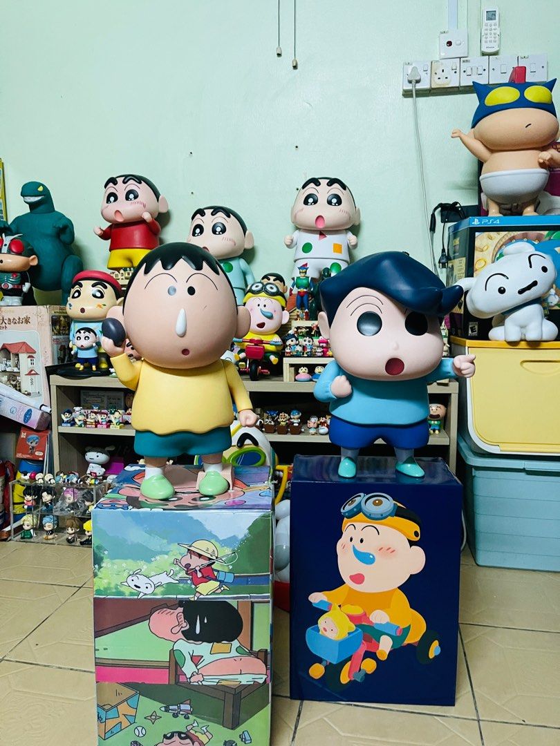 Crayon shin chan oversized boo chan and kazama toru 1:1 scale lifesized ...