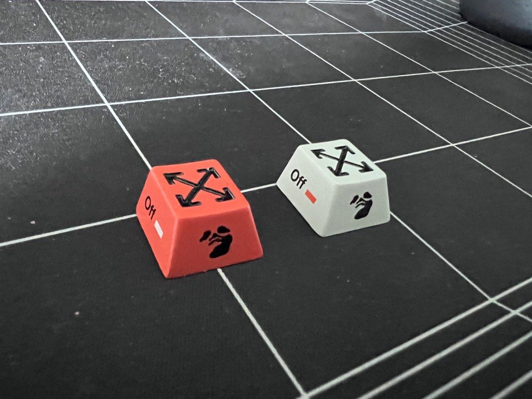 CUSTOM OFF-WHITE KEYCAPS, Computers & Tech, Parts & Accessories ...