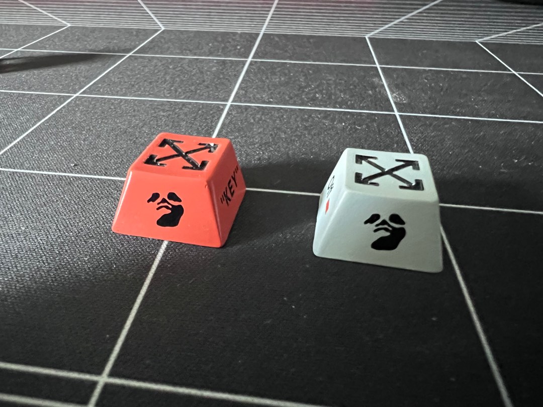 CUSTOM OFF-WHITE KEYCAPS, Computers & Tech, Parts & Accessories ...