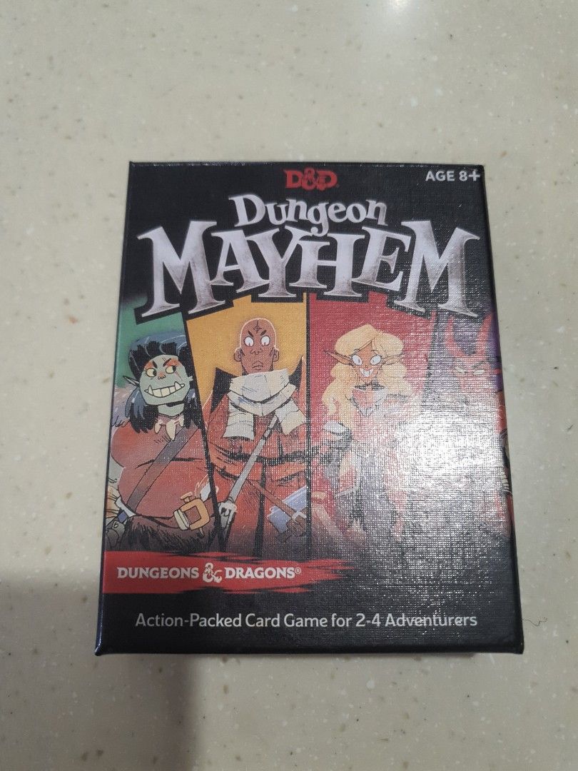D&D Dungeon Mayhem Card Game, Hobbies & Toys, Toys & Games on Carousell
