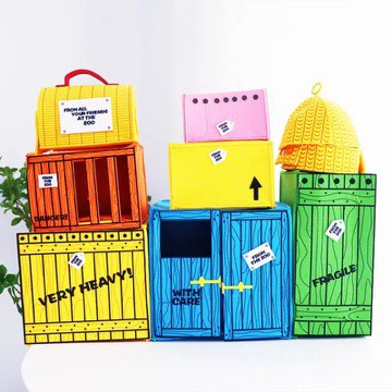 Dear Zoo Felt Boxes Sensory Pretend Play Rod Campbell, Hobbies & Toys ...