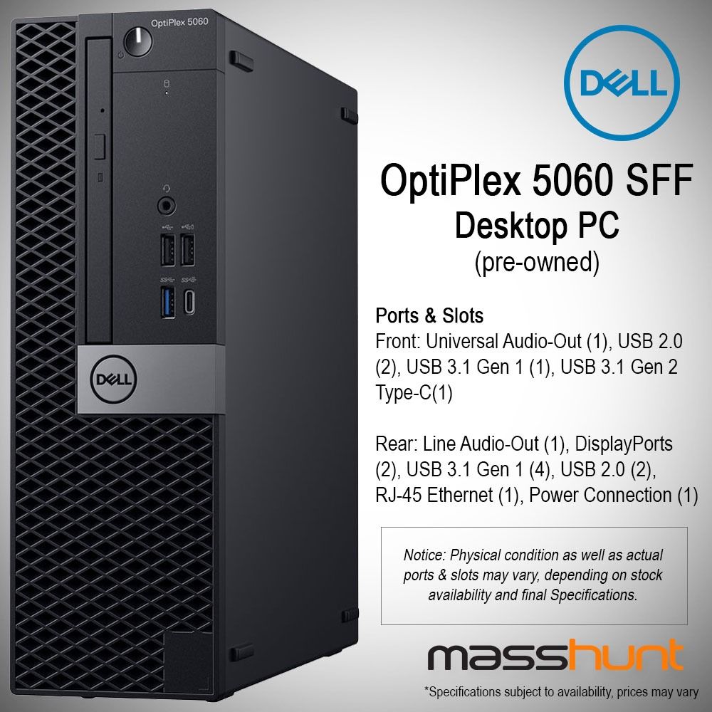 Dell OptiPlex 5060 SFF Desktop PC for Light Gaming, Media Production ...