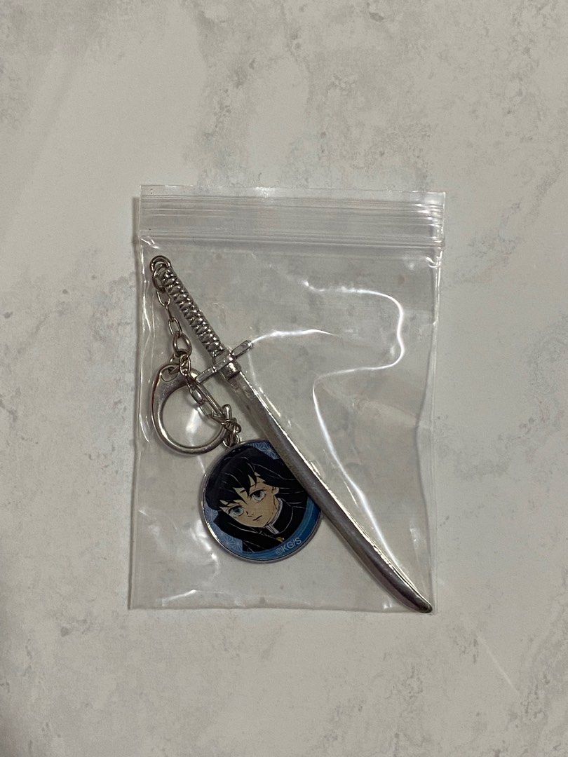Demon Slayer Sword Keychain Gacha Muichiro Tokito, Hobbies & Toys ...