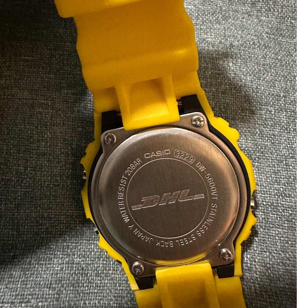 DHL X GSHOCK watch, Men's Fashion, Watches & Accessories, Watches on ...