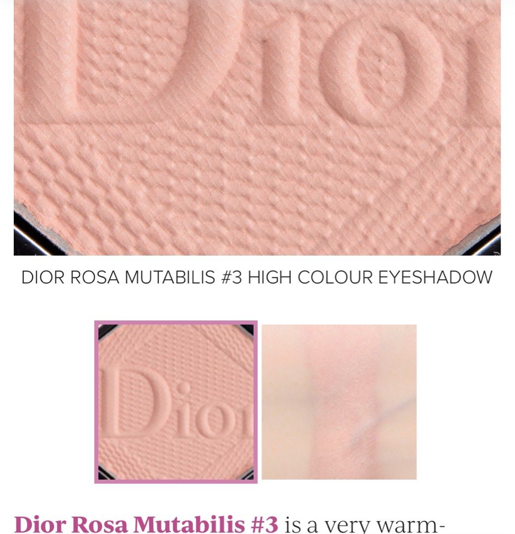 DIOR 729 5COULEURS COUTURE EYESHADOW PALETTE, Beauty & Personal Care ...