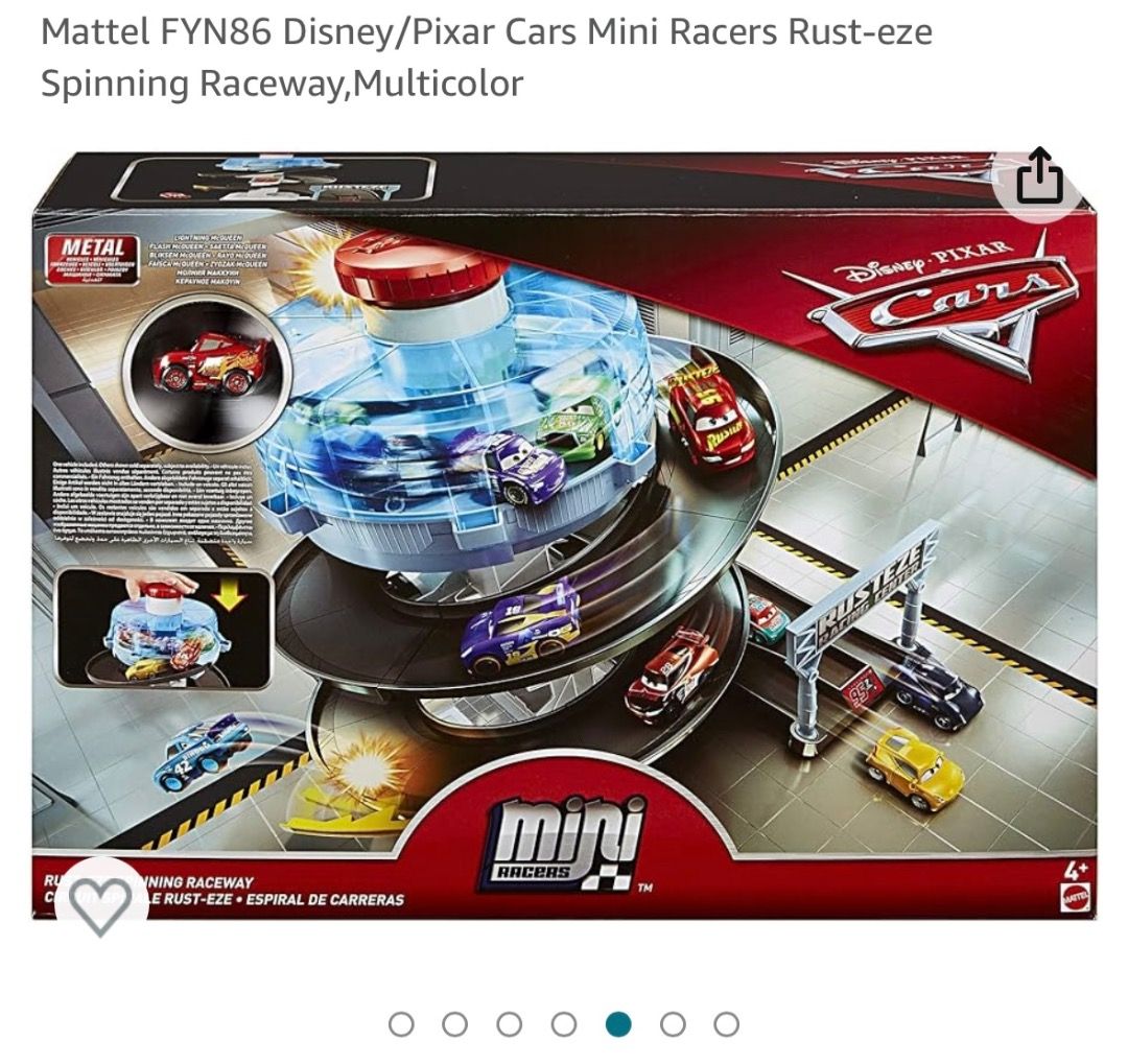 Disney Pixar Cars Mini Racers Rust-eye Spinning Raceway, Hobbies & Toys ...
