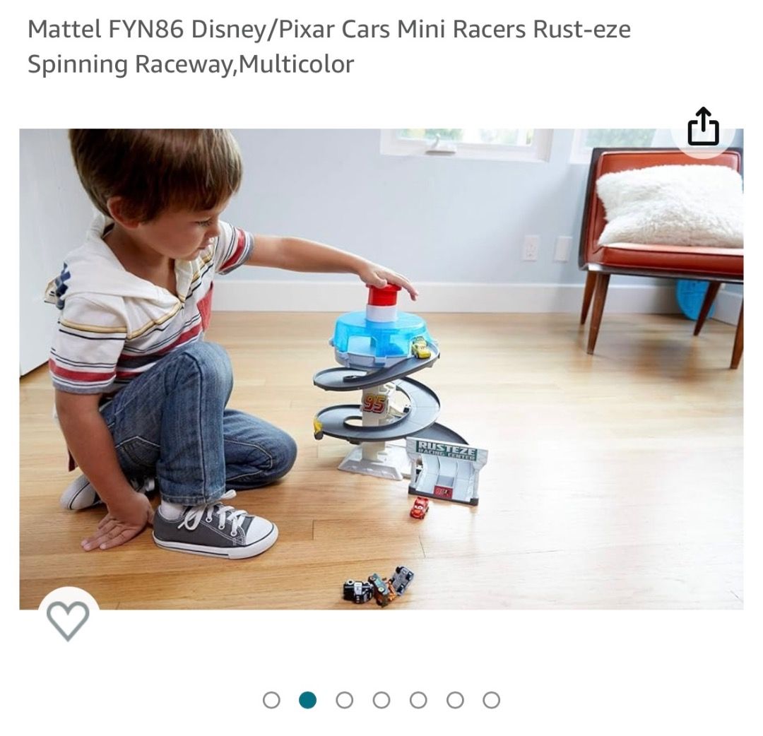 Disney Pixar Cars Mini Racers Rust-eye Spinning Raceway, Hobbies & Toys ...