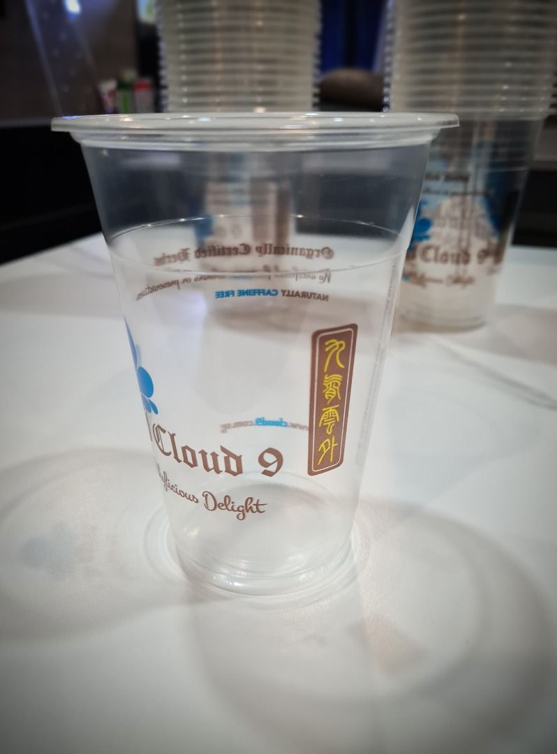 Disposable Plastic Cups (500ML) with Tri-coloured Design, Furniture ...