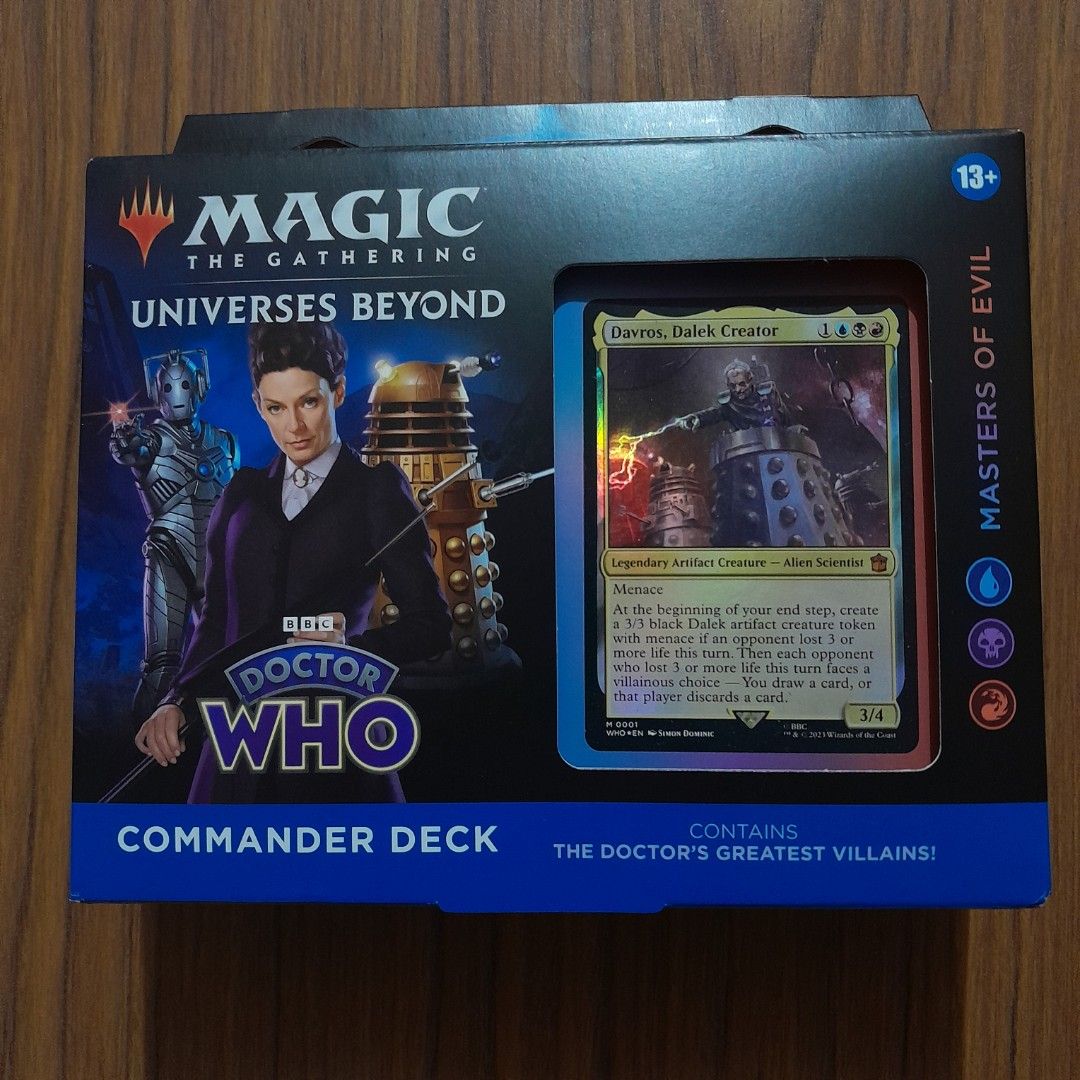 Doctor WHO Master of Evil Commander Precon Sealed MTG, Hobbies & Toys ...