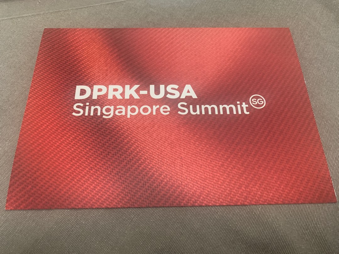 Dprk-usa singapore summit, Hobbies & Toys, Memorabilia & Collectibles ...
