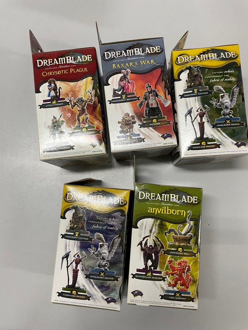 Dreamblade miniatures booster pack by woc 2006 sealed blind box ...