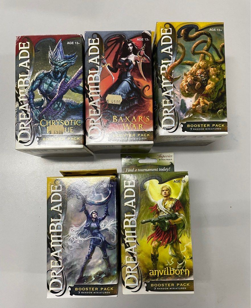 Dreamblade miniatures booster pack by woc 2006 sealed blind box ...