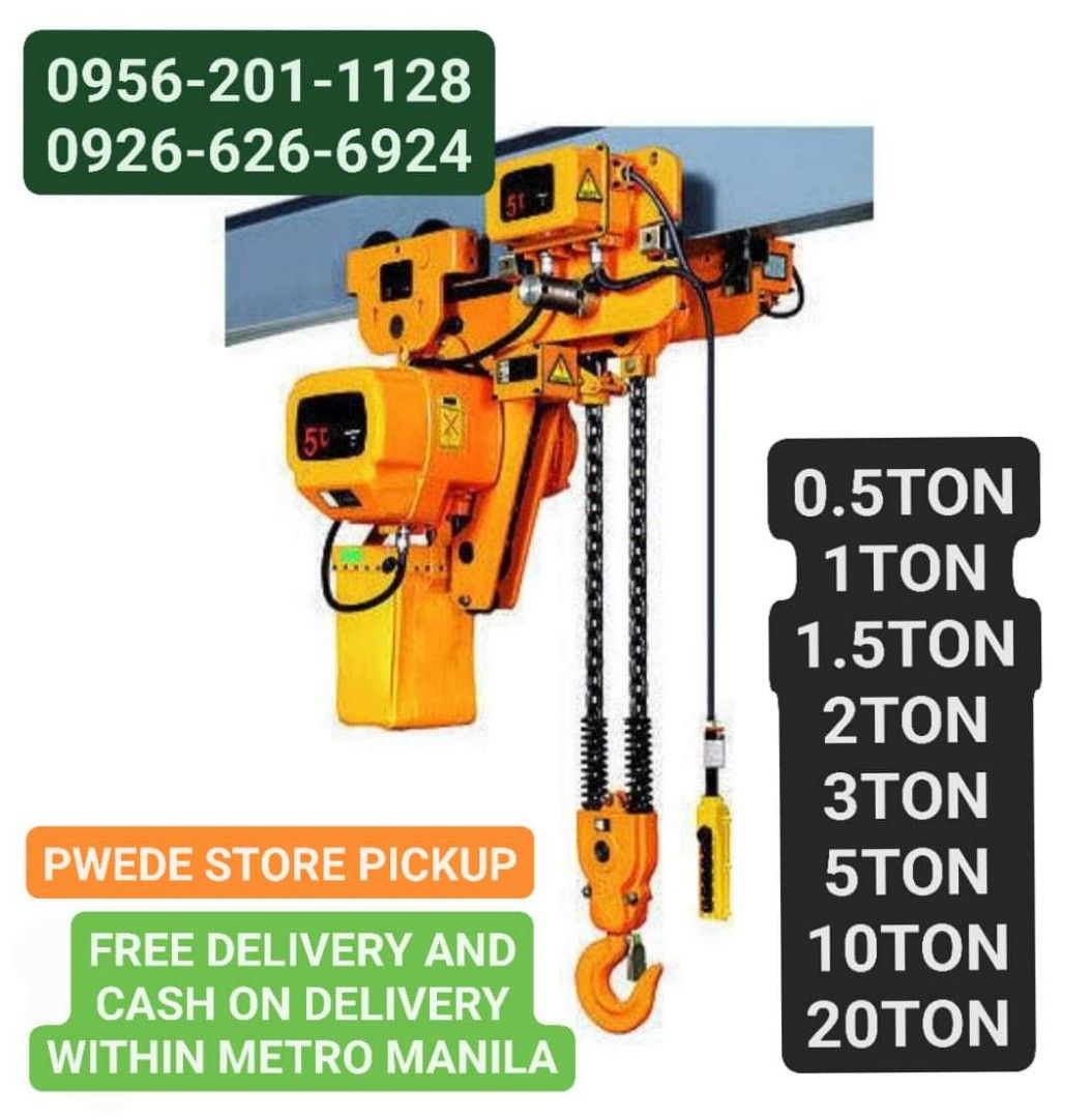 ELECTRIC CHAIN HOIST / ELECTRIC CHAIN BLOCK, Commercial & Industrial ...