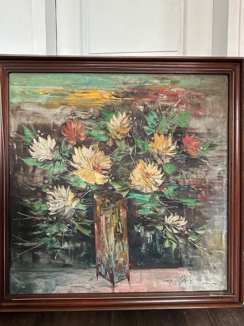 Enrico Zablan painting “Still Life”, Hobbies & Toys, Memorabilia ...