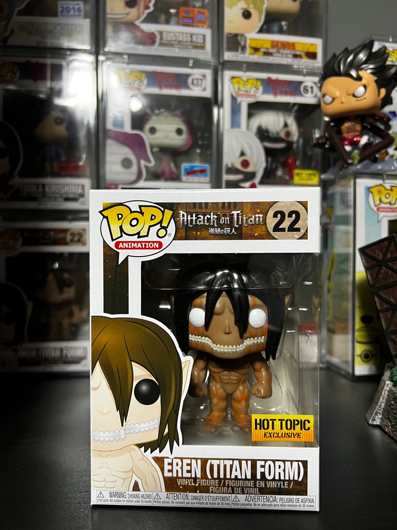 EREN RAGE TITAN FORM ATTACK ON TITAN FUNKO POP, Hobbies & Toys, Toys ...