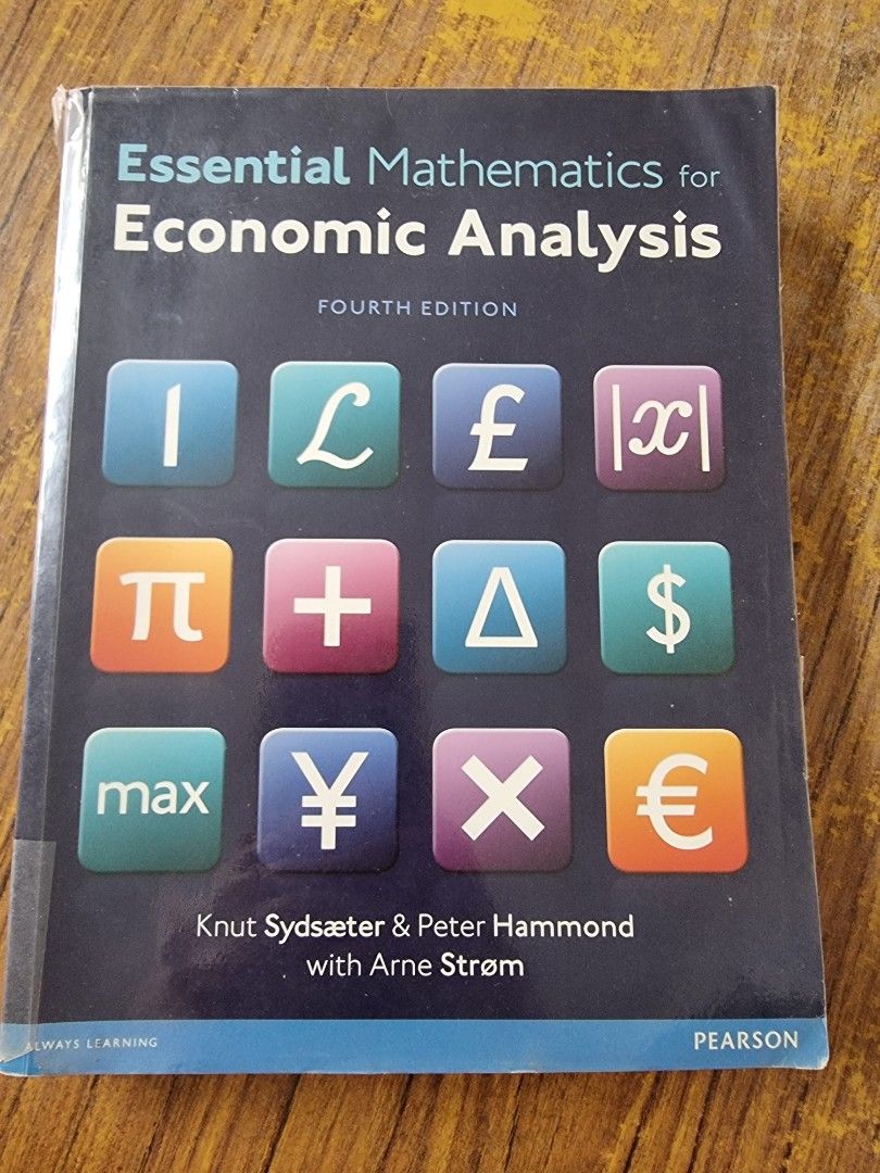 Essential Mathematics for Economic Analysis, Hobbies & Toys, Books ...