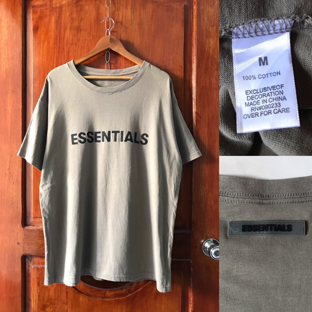 ESSENTIALS, Men's Fashion, Tops & Sets, Tshirts & Polo Shirts on Carousell