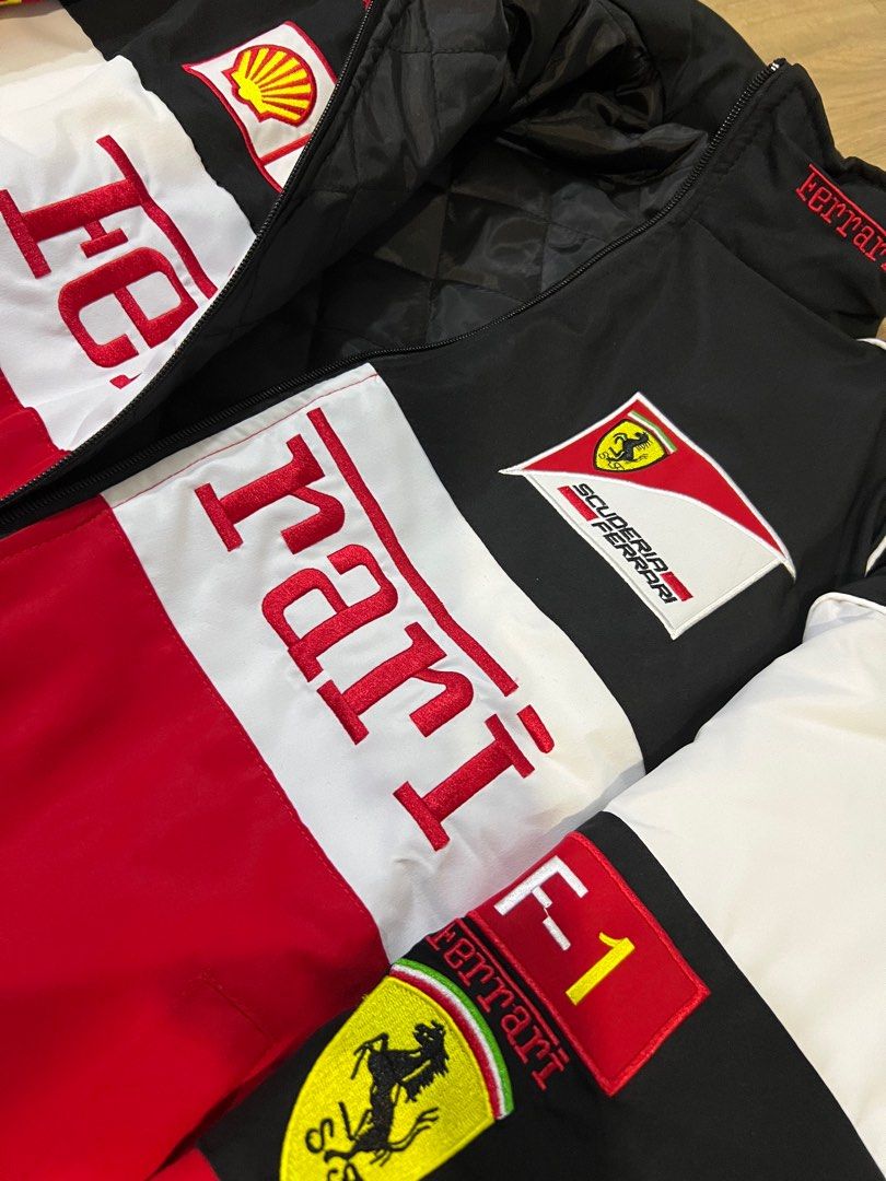 Ferrari Vintage Varsity Jacket, Men's Fashion, Coats, Jackets and ...