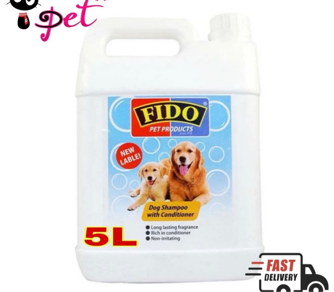 Fido Dog Shampoo with Conditioner -5l, Pet Supplies, Health & Grooming ...