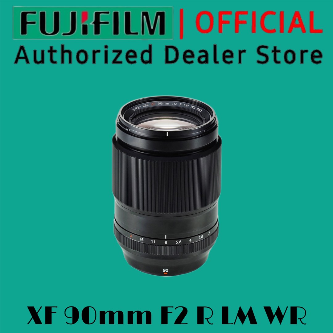FUJI XF 90mm F2 R LM WR Lens, Photography, Lens & Kits on Carousell