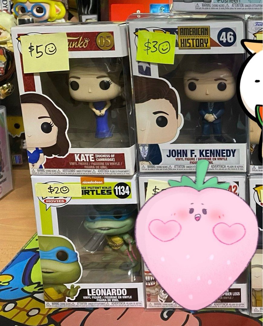 Funko Pops - Royalty Kate Duchess of Cambridge, John F Kennedy ...
