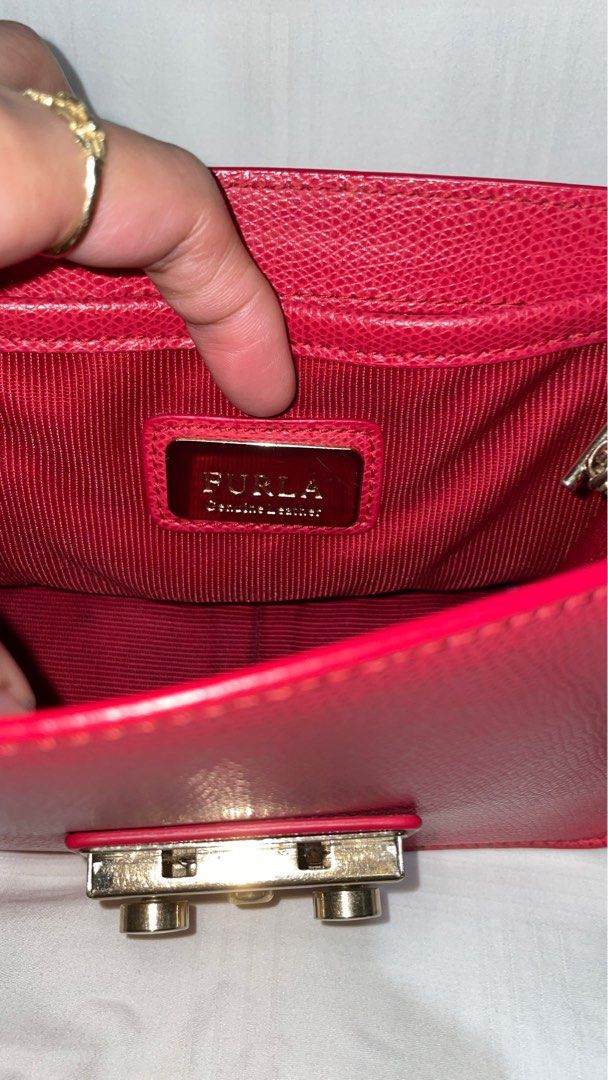 Furla Metropolis mini Ruby, Women's Fashion, Bags & Wallets, Cross-body ...