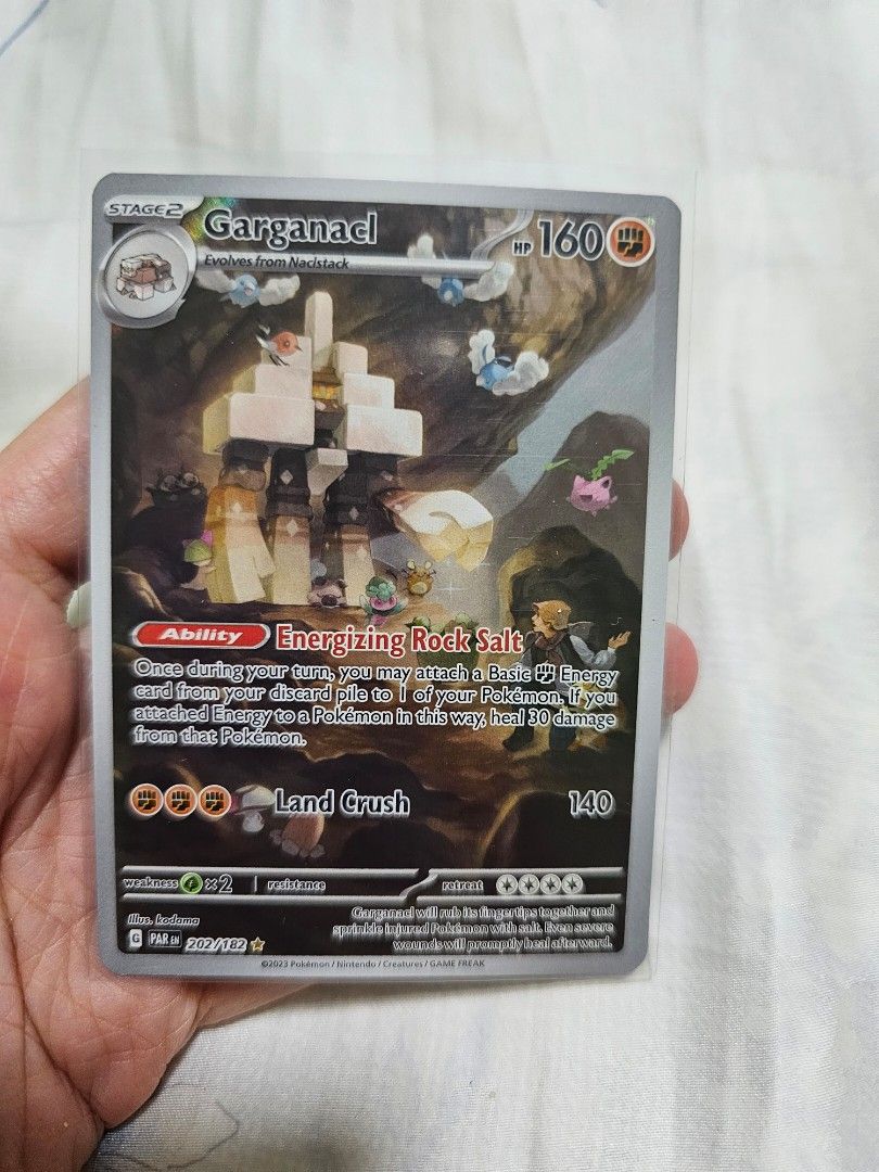 Garganacl Illustration Rare Pokemon Paradox Rift Card TCG, Hobbies ...