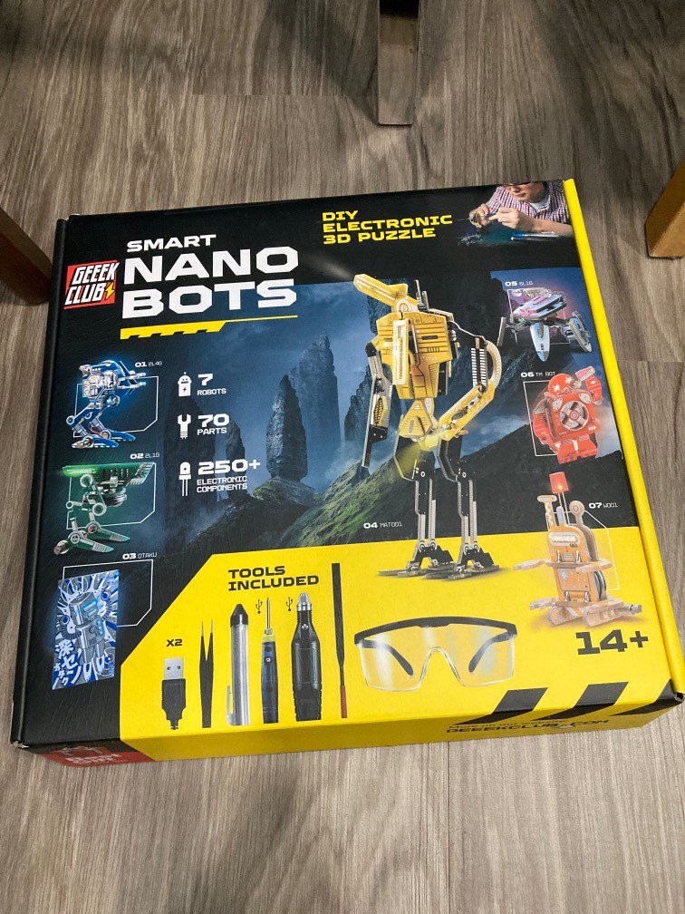 Geeek Club Smart Nano Bots, Hobbies & Toys, Toys & Games on Carousell