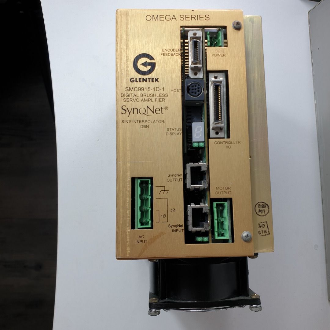 Glentek SMC9915-1D-1 SynqNet Digital Brushless Servo Amplifier Omega ...