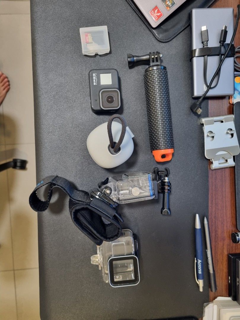 GoPro Hero 8 Black with Accessories, Photography, Video Cameras on ...