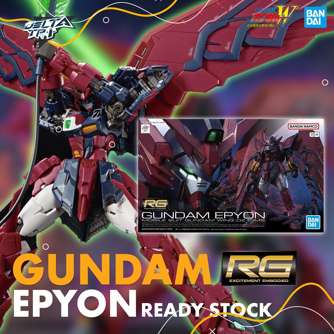 Gundam Epyon RG 1/144 Bandai, Hobbies & Toys, Toys & Games on Carousell